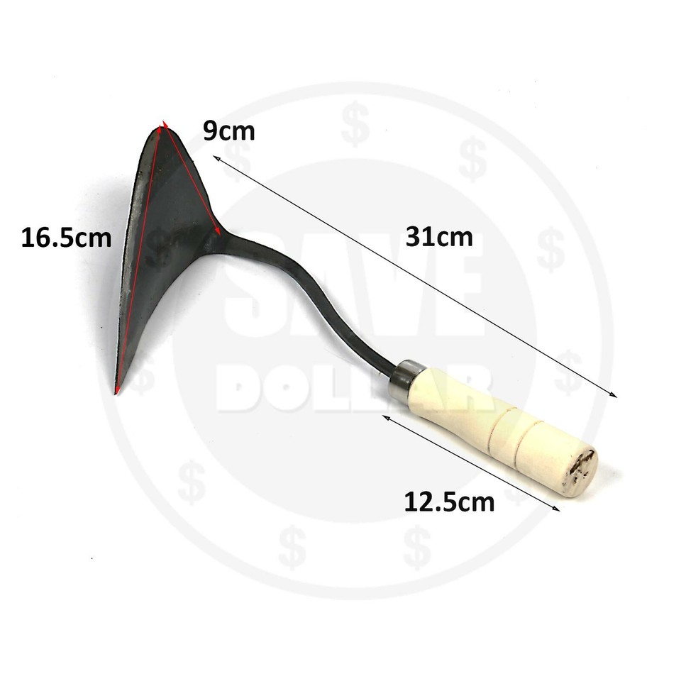 Homi Korean Traditional Plow Hoe Farming Garden Digging Wooden Handle ...