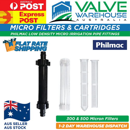 Philmac Poly Filters and Cartridges Micro Irrigation | eBay Australia