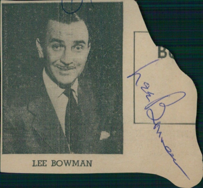 Lee Bowman Actor