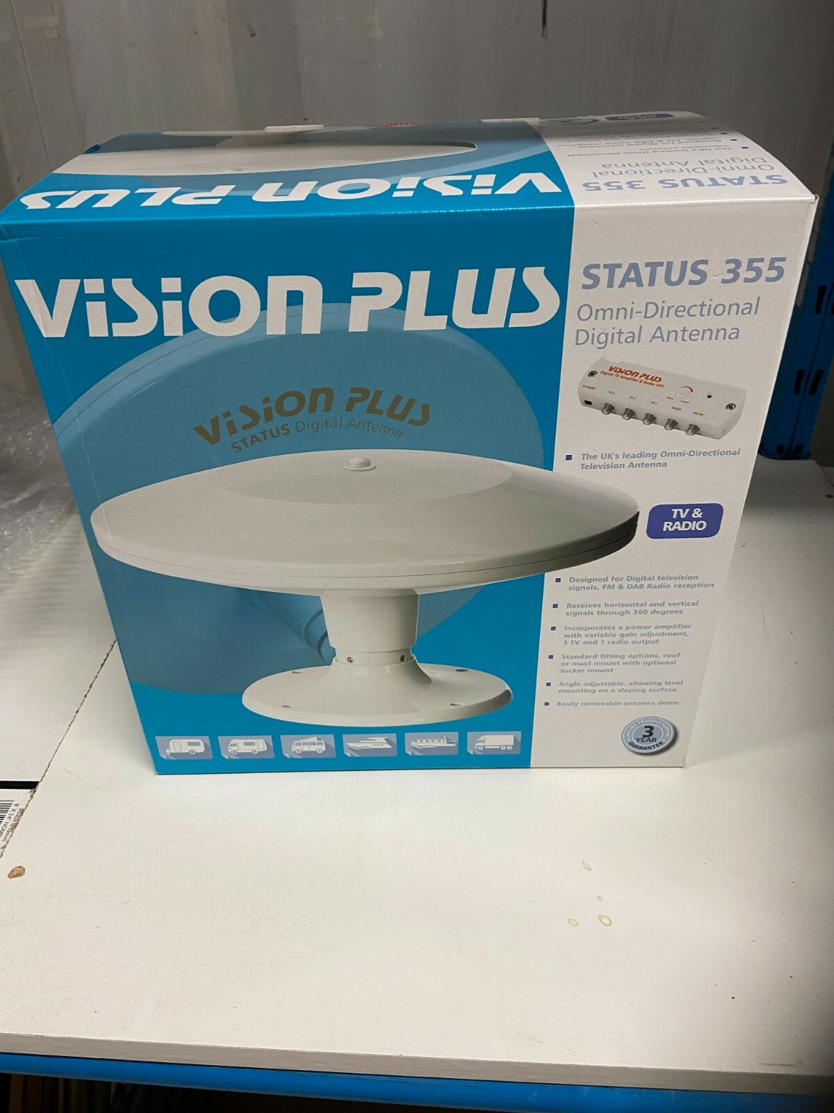 Vision Plus Status 570 Caravan Motorhome Digital Freeview TV Radio ...