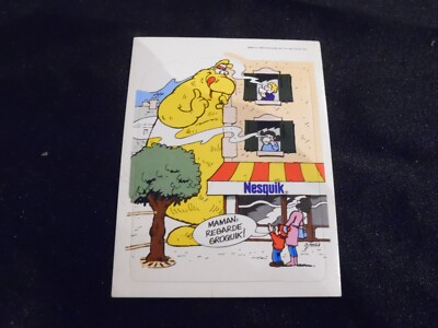 Autocollant NESQUIK GROQUIK maman regarde GROQUIK | eBay
