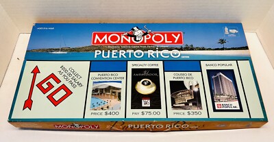 PUERTO RICO EDITION MONOPOLY Board Game RARE LIMITED EDITION 2005 | eBay