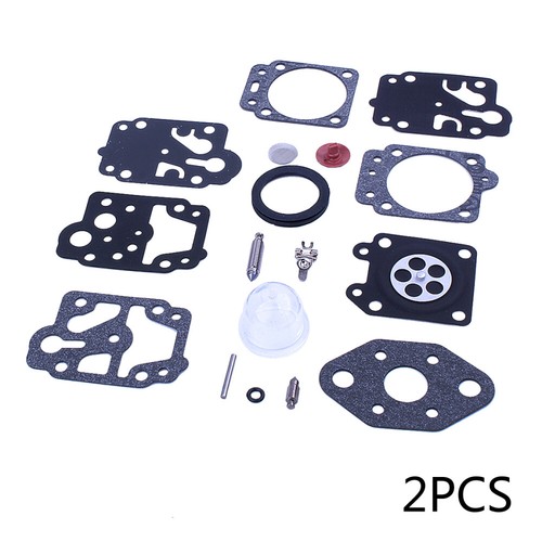 2Set K20-WYL Carburetor Rebuild Gasket Kit with Primer Bulb for Ryobi ...