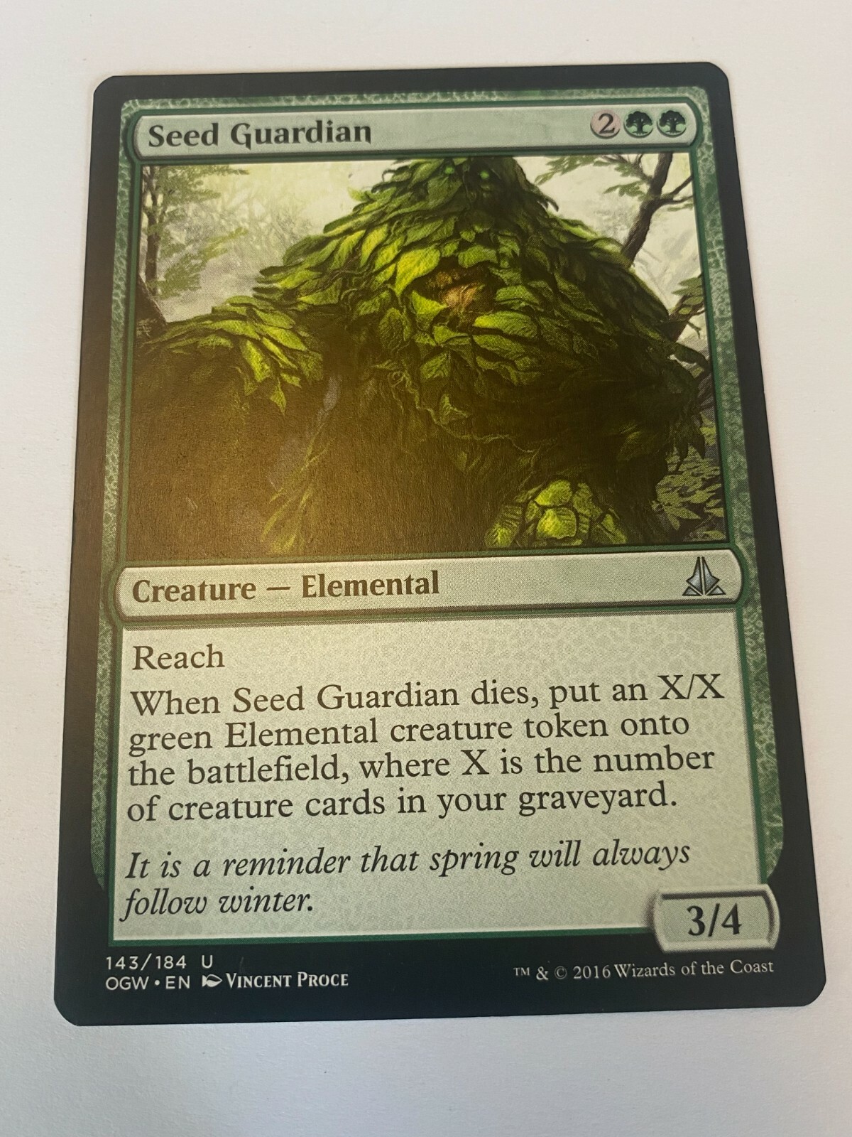 Seed Guardian - Magic the Gathering MTG Oath of the Gatewatch Single | eBay
