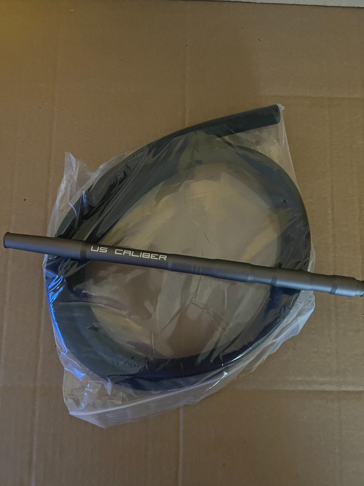 NEW GUNMETAL Caliber Hookah Glass Water Pipe 20.5" Tall Sturdy XB21 ...