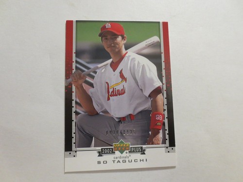 2002 Upper Deck Plus So Taguchi Card #UD55 Serial #937/1125 | eBay