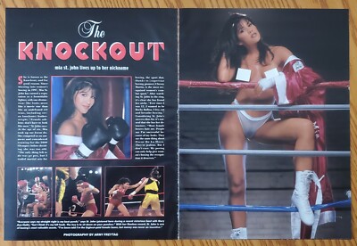 Playboy PICTORIAL ONLY - Boxing Champion MIA ST JOHN November, 1999 8 ...