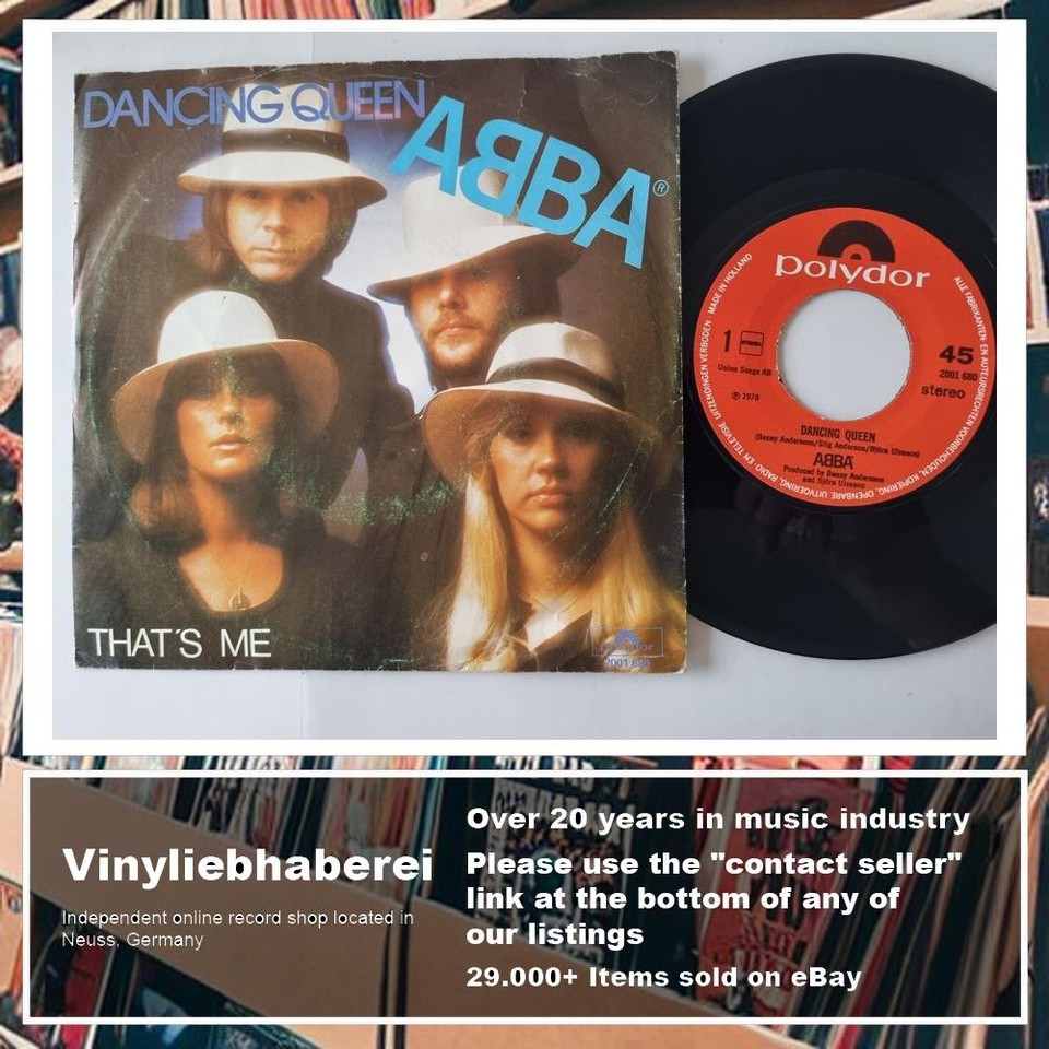 ABBA - Dancing Queen & That's Me 7'' Vinyl Holland | eBay