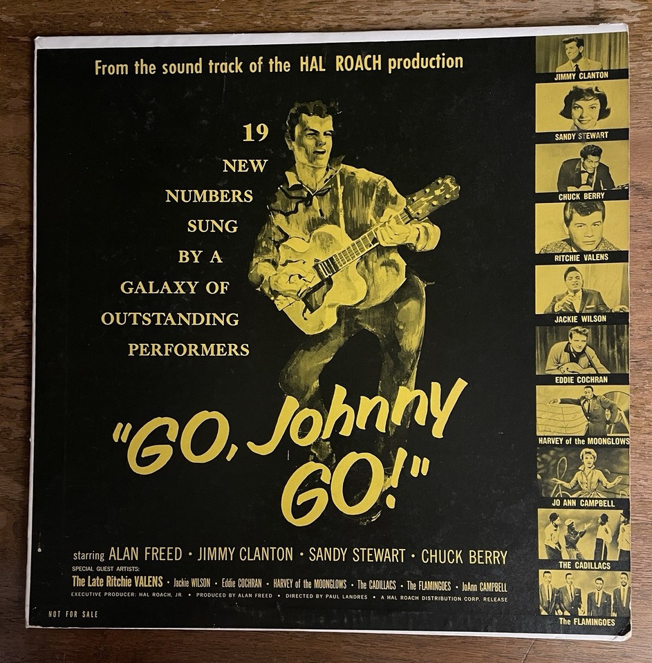 GO, JOHNNY GO ! Rare 1959 PROMO ONLY Soundtrack EX/EX Eddie Cochran ...