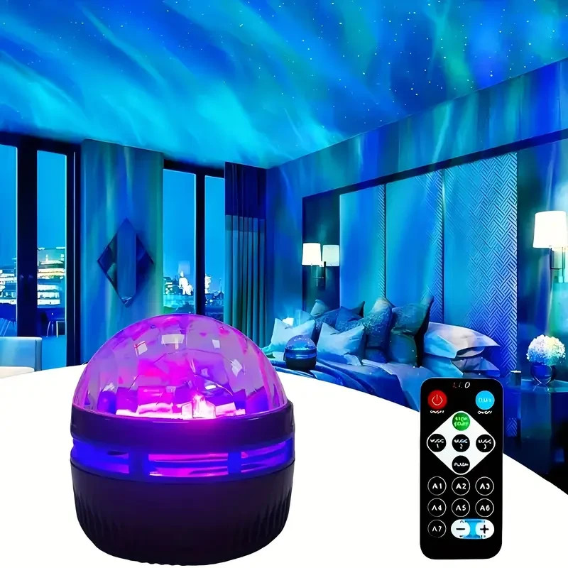 Northern Lights LED Mood Projector with Remote – RGB Galaxy Star Night ...