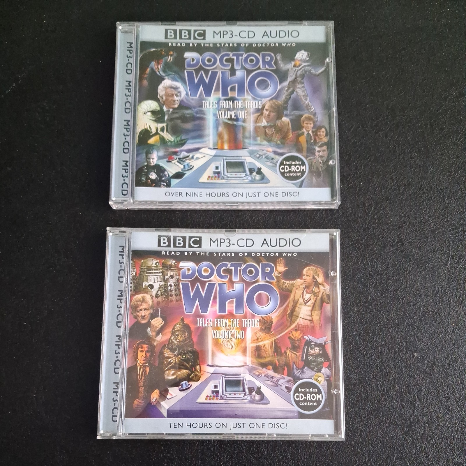 DOCTOR WHO TALES FROM THE TARDIS VOLUME 1 and 2 TWO MP3 CD - DISC MINT ...
