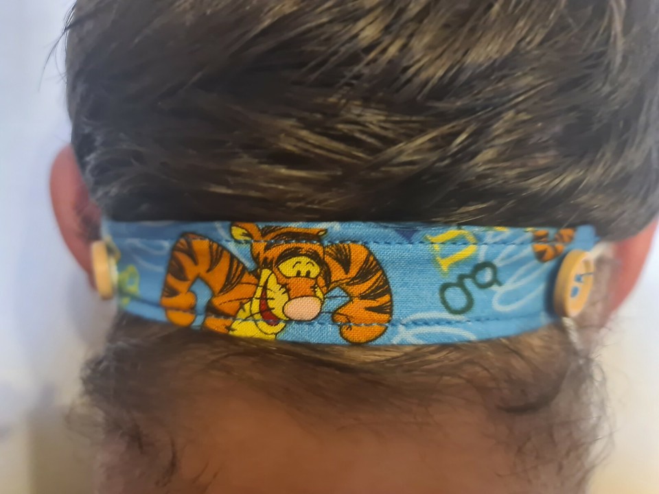 Adult unisex large Paddington bear triple LAYER FACE MASK COVERING EAR ...