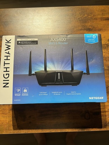 Netgear Nighthawk AX5400 (RAX54s) WiFi 6 Router | eBay