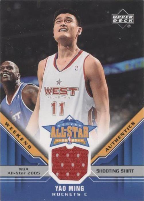 2005-06 Upper Deck - All-Star Weekend Authentics Yao Ming #ASW-YM (MEM) for sale online | eBay