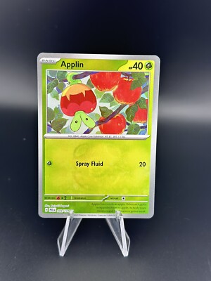 Pokemon TCG - Prismatic Evolutions - MasterBall Textured - Applin - 009 ...