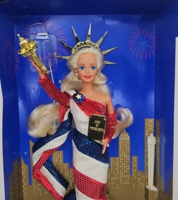 Barbie Statue of Liberty Doll FAO Schwarz Limited Edition Mattel #14664 ...