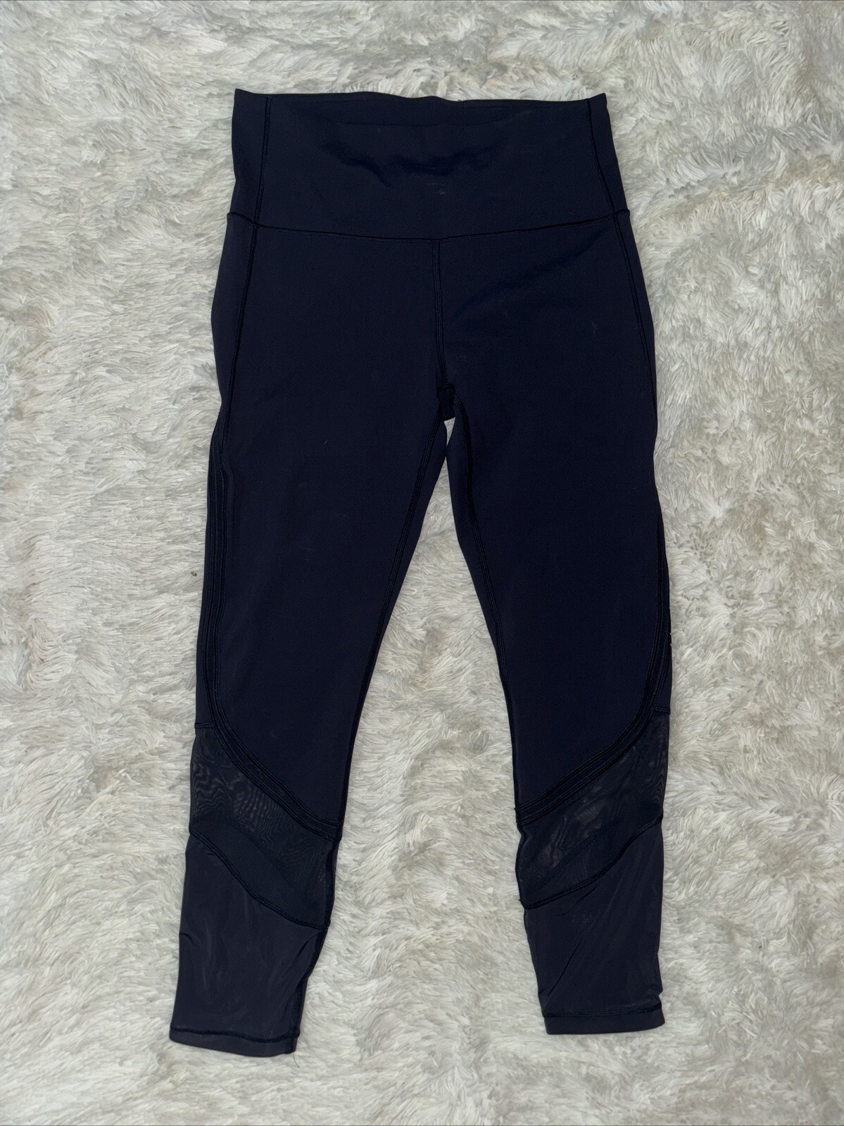 Lululemon Stretch Fit Sheer Panels 7/8 Activewear Leg… - Gem