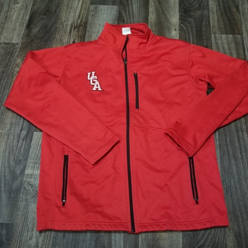 NCAA UGA Georgia Bulldogs Jacket Mens Medium Red Long Sleeve Full Zip ...