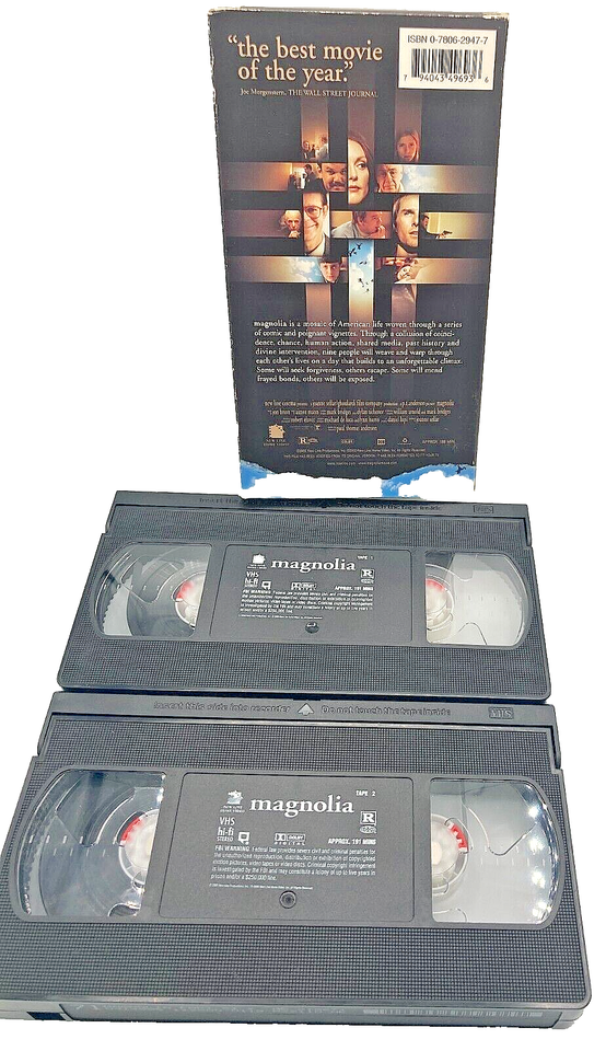 Magnolia (1999), VHS Movie, New Line Home Video (2000), P. T. Anderson ...