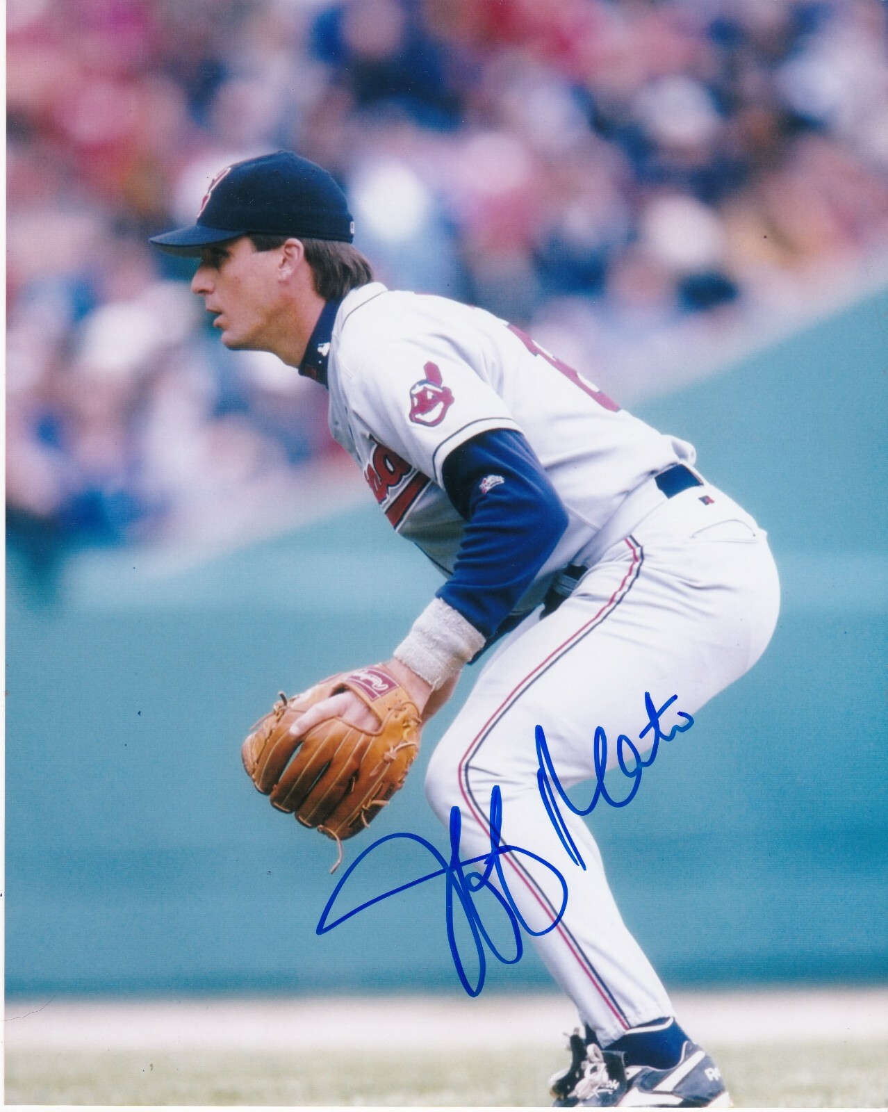 JEFF MANTO CLEVELAND INDIANS ACTION SIGNED 8x10 | eBay