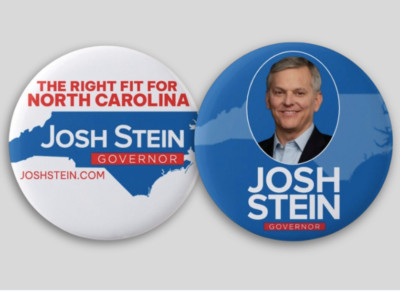 Josh Stein Governor 2024 Pin Buttons North Carolina Political Democrat ...
