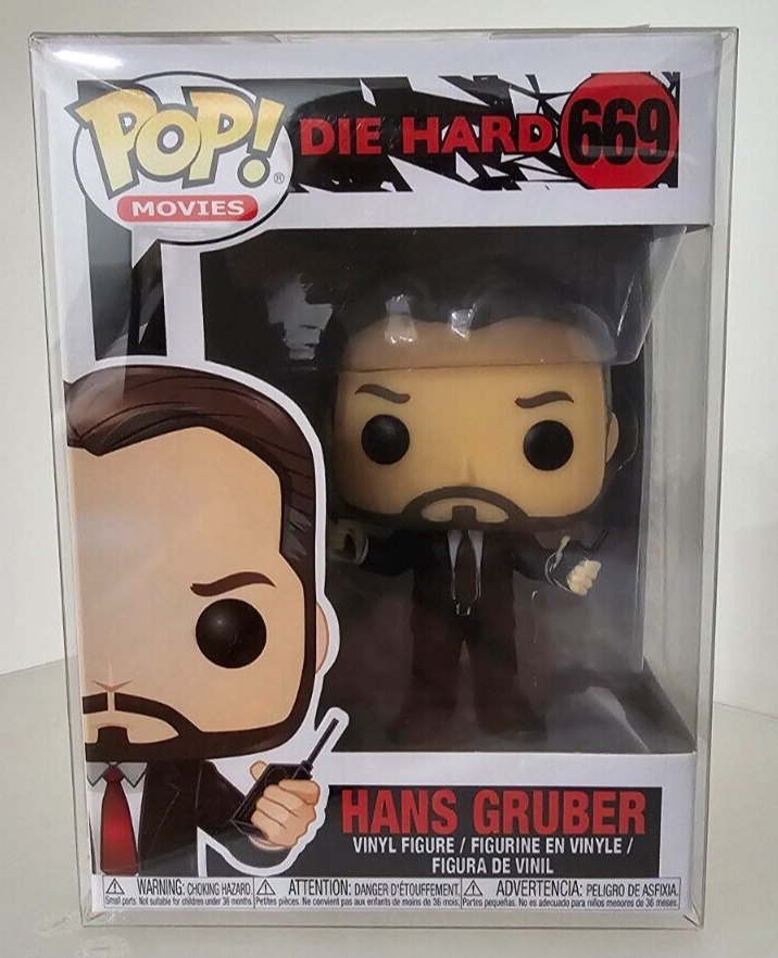 Funko POP! Movies Die Hard Hans Gruber with Gun #669 Vinyl Figure ...