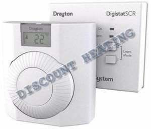 DRAYTON DIGISTAT WIRELESS RECEIVER + RF ROOM THERMOSTAT RF601 ...