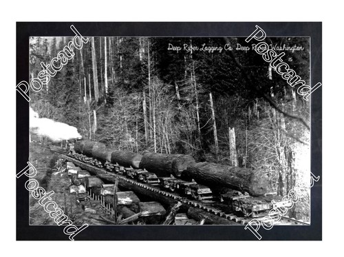 Historic Deep River Logging Co. - Deep River, Washington Train Postcard ...