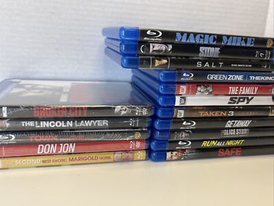 16 BLU RAY LOT /BUNDLE. 5 New Sealed And 11 Opened Blue Rays. Great ...