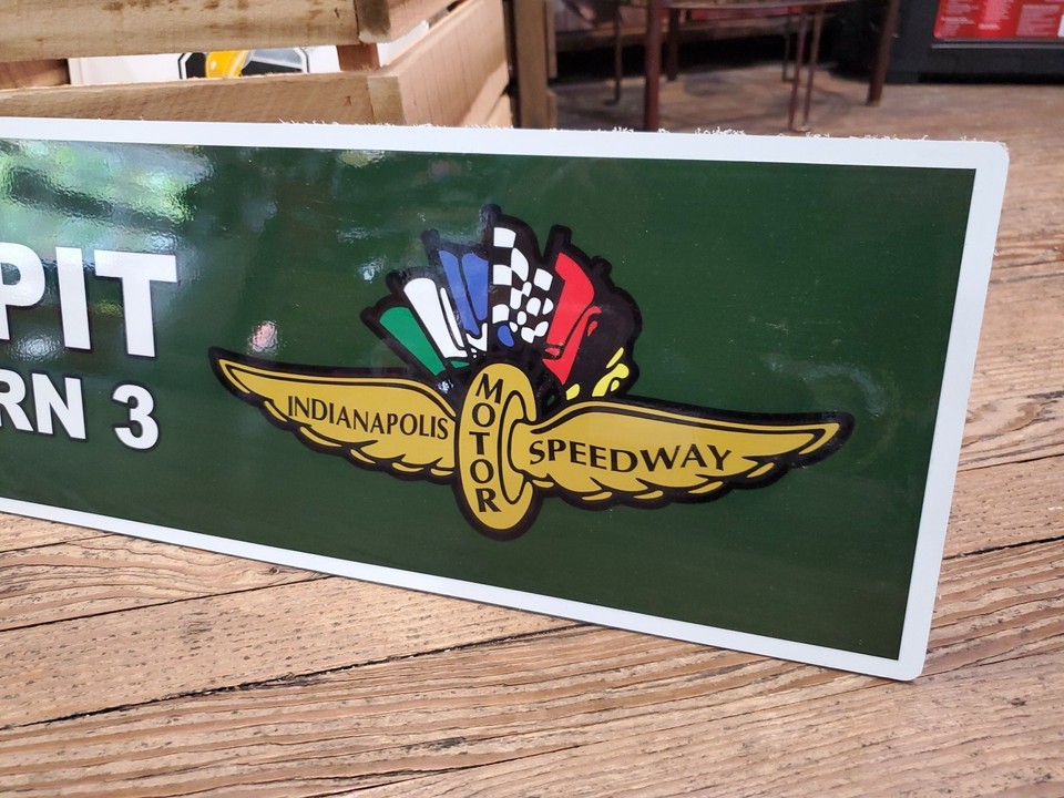 Indy 500 Sign Metal Race Day Snake Pit Sign IMS Indy Motor Speedway ...