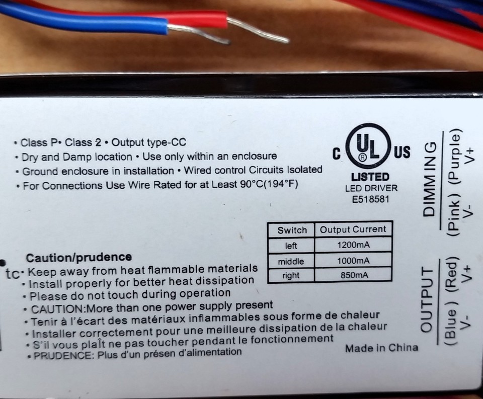 Simon Quic SIL50-I1200-120-277-W-D1 D3-R 50W Electronic LED Driver | eBay