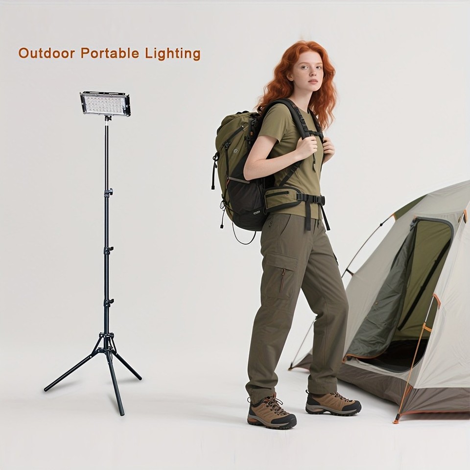 15000Lumen Portable LED Work Light Flood Light with Tripod Stand Heavy ...