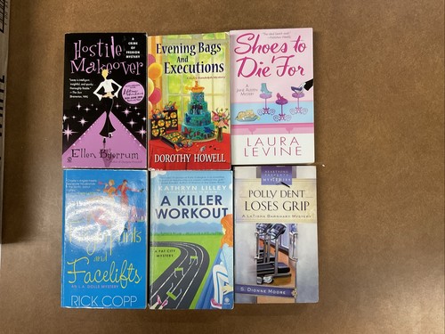 Cozy Fashion and Fitness Mysteries PB Lot of 14 Lila Dare, Laura Levine ...