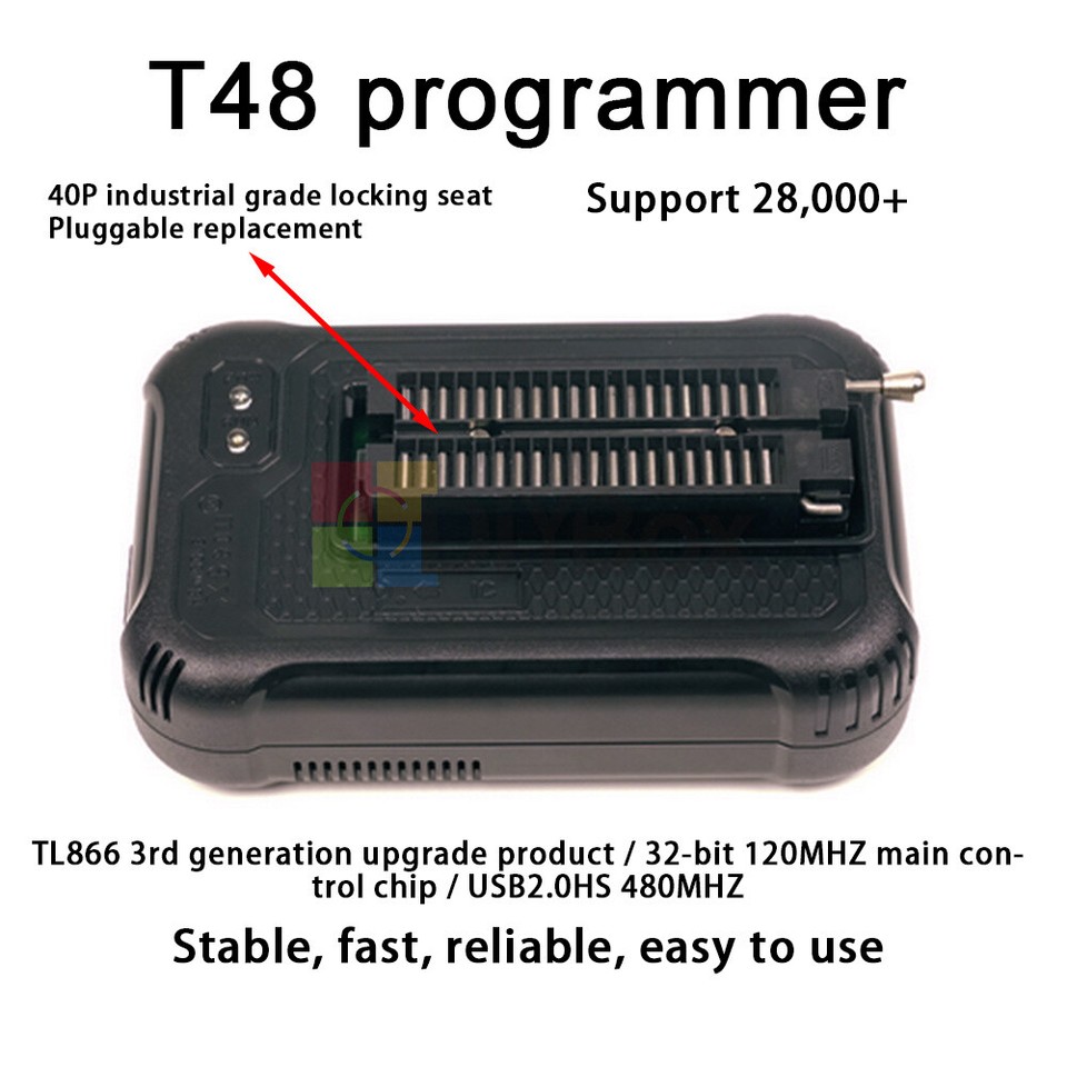 T48 TL866-3G / TL866II Programmer Support 28000+ ICs For SPI/Nor/NAND Flash/EMMC | eBay