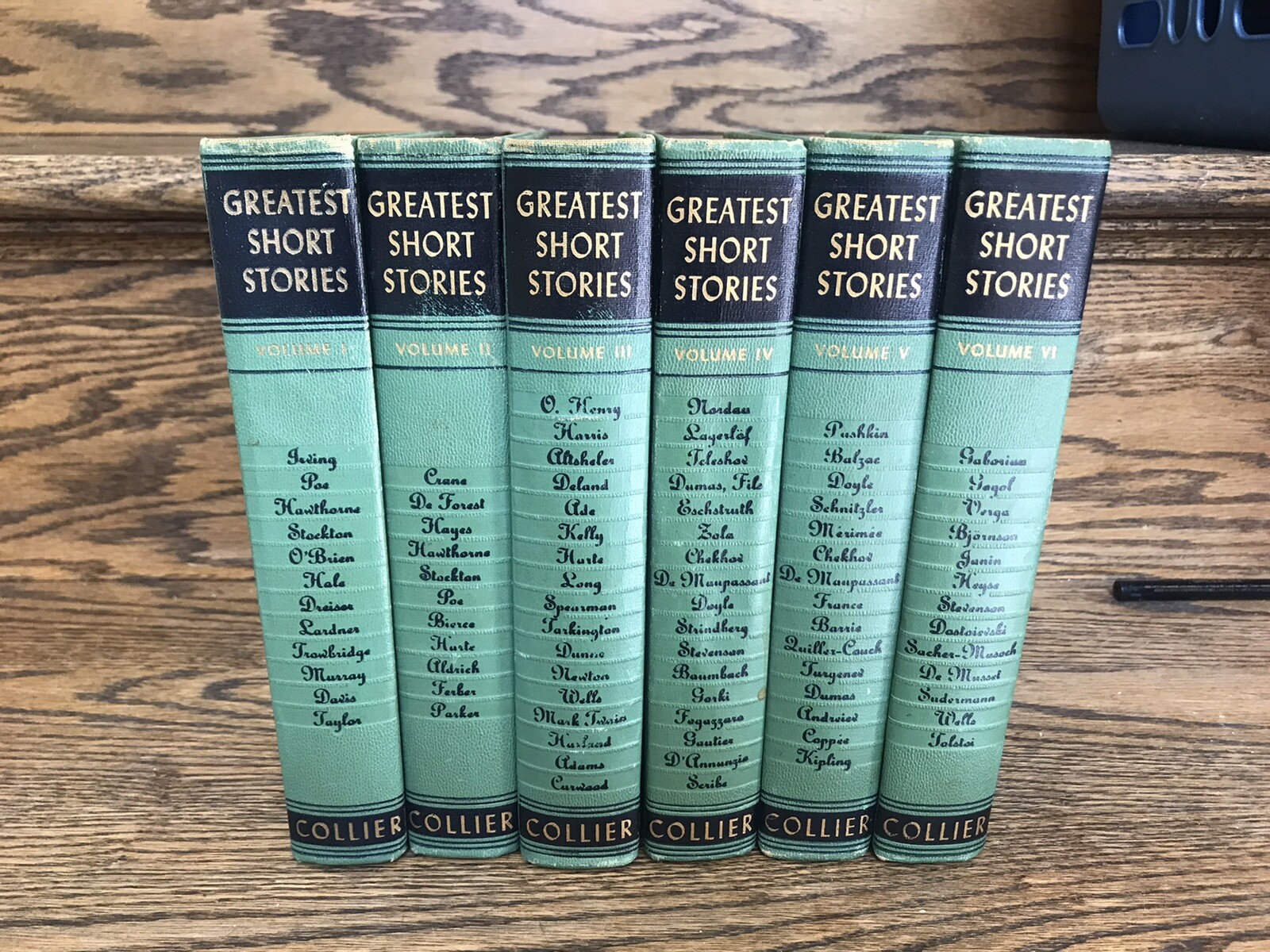 Greatest Short Stories P.F. Collier Book 1-6 Set 6 Volumes Vintage 1953 ...