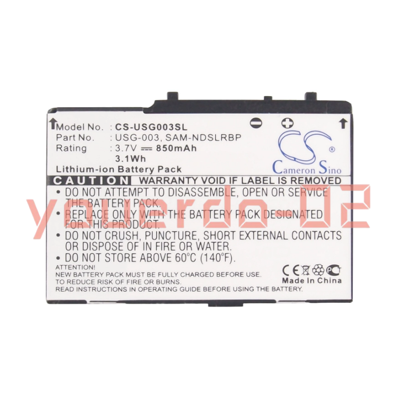 Battery Replacement for Nintendo DS DS Lite Game Console Battery USG ...