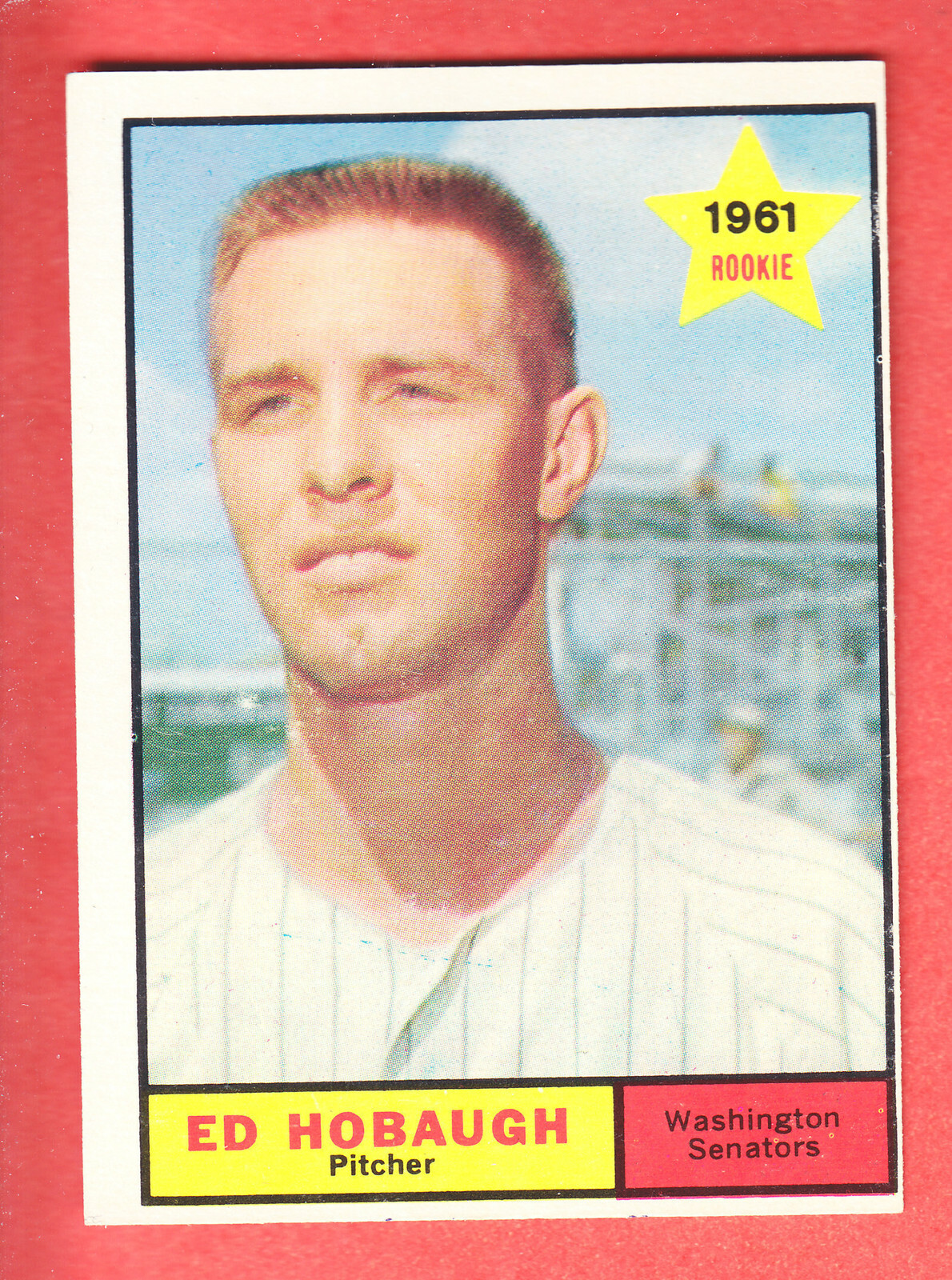 1961 TOPPS # 129 ED HOBAUGH NATS NM/MT | eBay