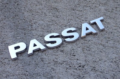 VW Volkswagen Passat emblem letters badge logo symbol trunk OEM Factory ...