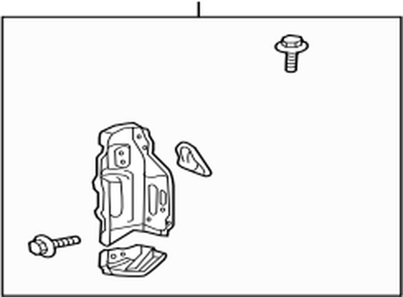 53203-30130 Toyota Support sub-assy, radiator, lh 5320330130, New ...