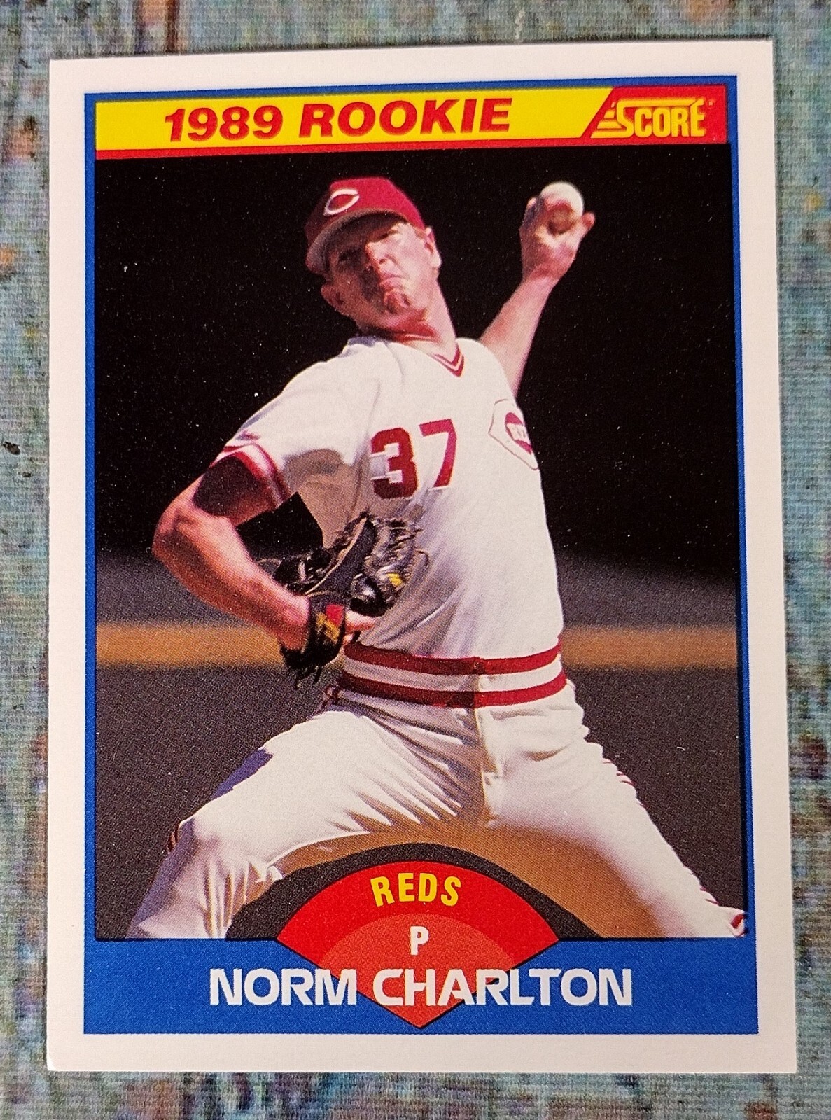 Norm Charlton Cincinnati Reds 1989 Score Rookie #646 | eBay