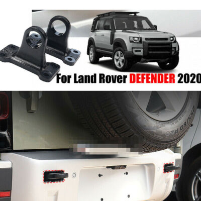 2Pcs Black Trailer Hitch Rear Tow Hooks Fits for 2020 2021 Defender 90 ...