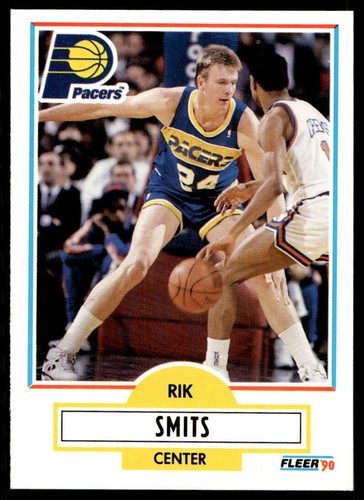 1990 Fleer 82 Rik Smits Indiana Pacers Basketball Card | eBay