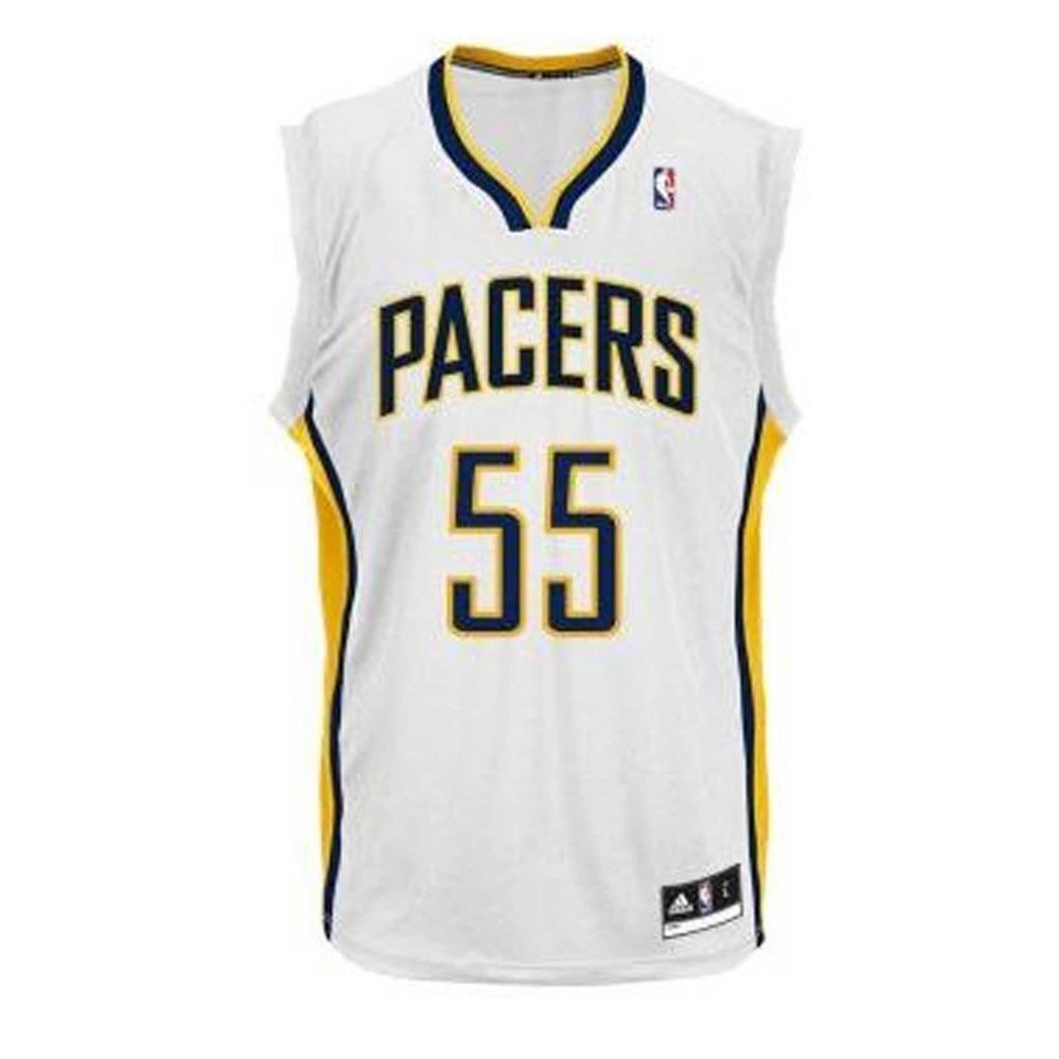 NEW NBA Indiana Pacers Roy Hibbert #55 Basketball Jersey White Small ...