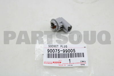 9007599005 Genuine Toyota PLUG, SOCKET(FOR BACK-UP LAMP), RH/LH 90075 ...