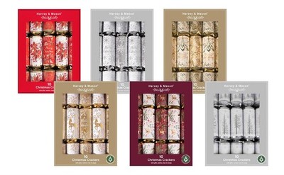 Christmas Crackers Family Box 10 Plastic Free Luxury Xmas Recyclable ...