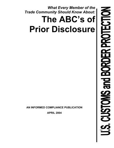 What Every Member of the Trade Community Should Know About: The ABC's of Prio-, 9781508804857| eBay