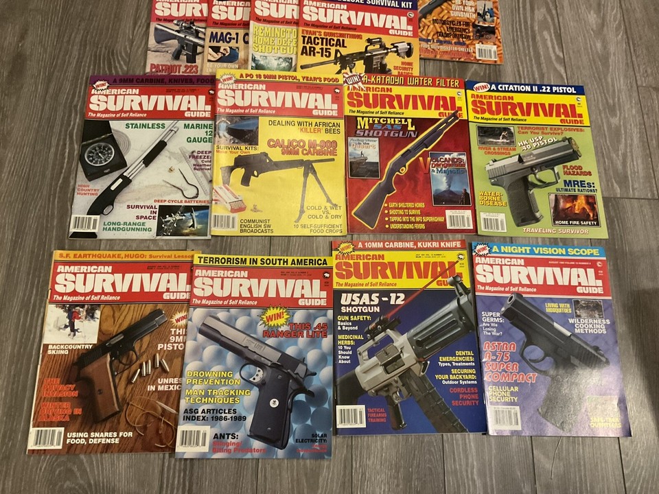 26 Vintage American Survival Magazine Lot From 1990 To 1995 | eBay