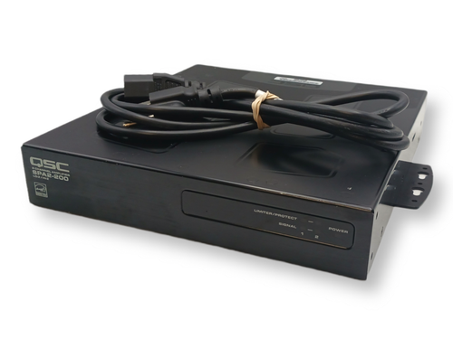 QSC SPA2-200 Two Channel Amplifier Lo-Z/HI-Z w/ Mounts & Power Cord w ...