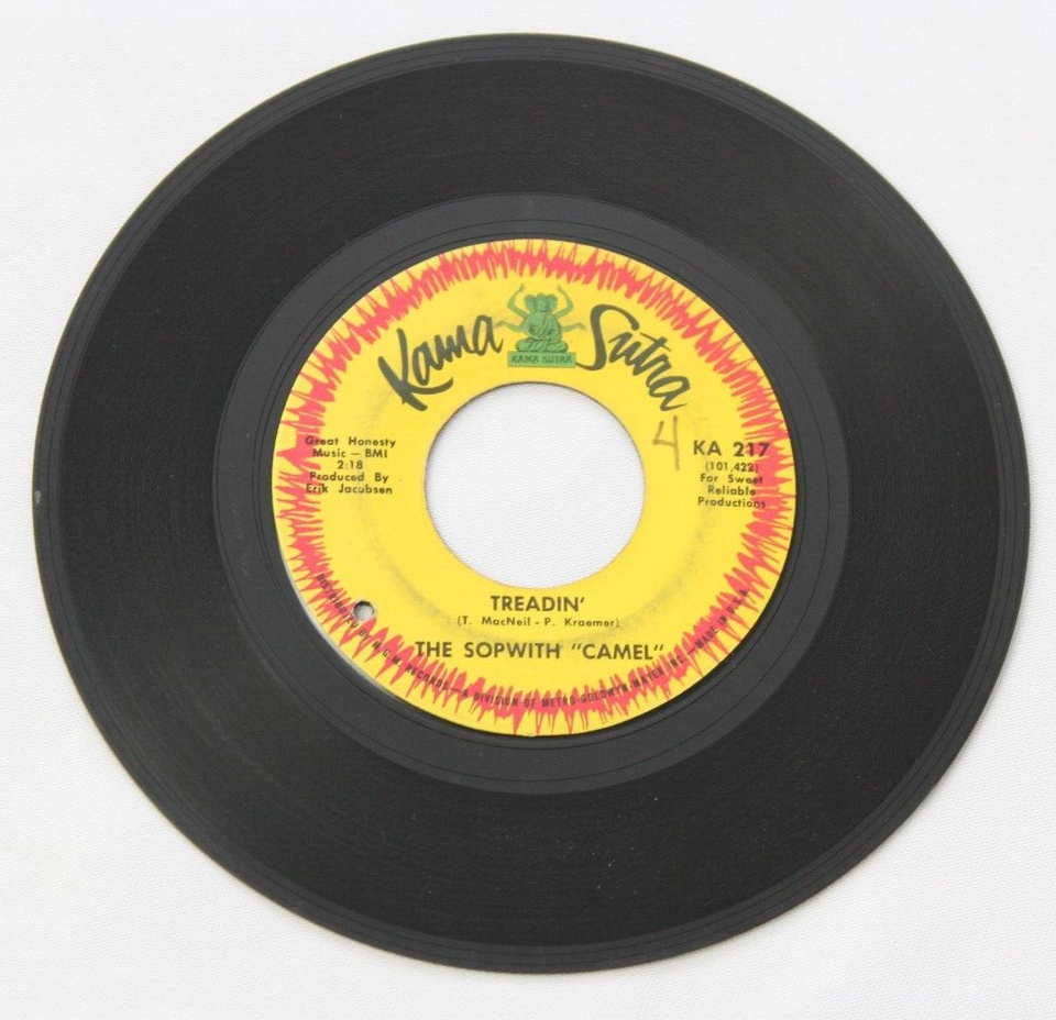 THE SOPWITH CAMEL HELLO HELLO / TREADIN 45RPM 7" RECORD, KAMA SUTRA (KA ...