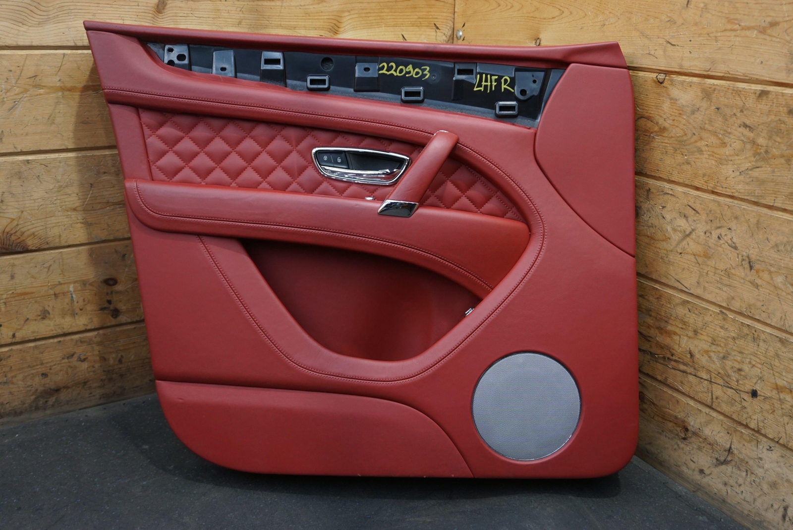 Front Left Driver Interior Door Trim Panel Red Leather 36A867107 Bently ...